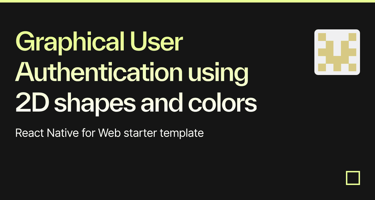 Graphical User Authentication Using 2d Shapes And Colors Codesandbox 9824