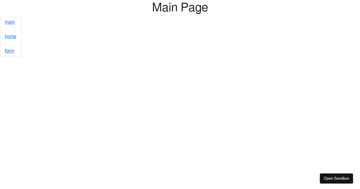 React Unsaved Changes Codesandbox