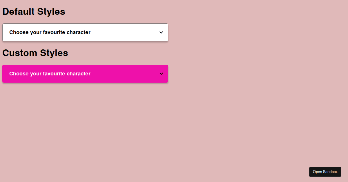 react-checkbox-dropdown - Codesandbox