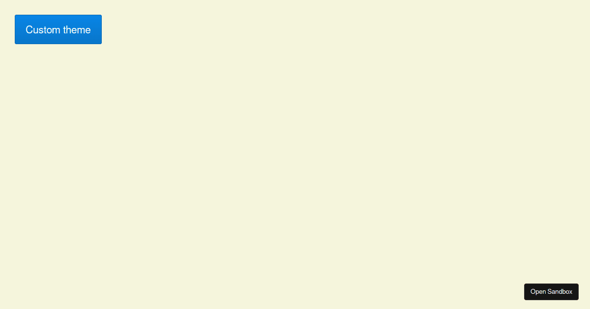 Construct-ui Theme Example - Codesandbox
