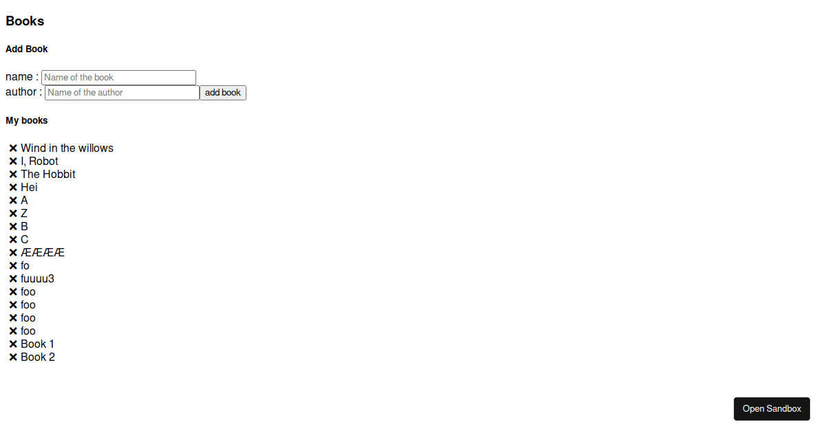 UFT Module 4 - Codesandbox