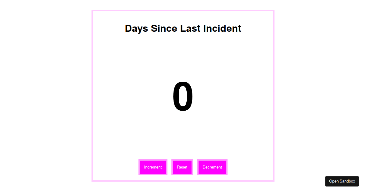 redux-counter - Codesandbox