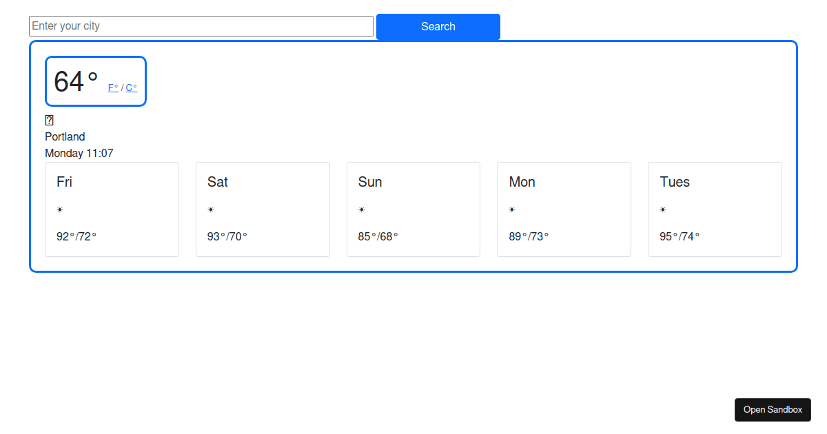 weather-app - Codesandbox