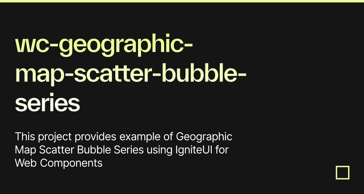 wc-geographic-map-scatter-bubble-series - Codesandbox