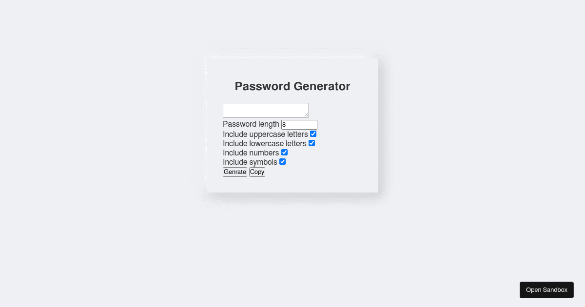 Step 4 - Codesandbox