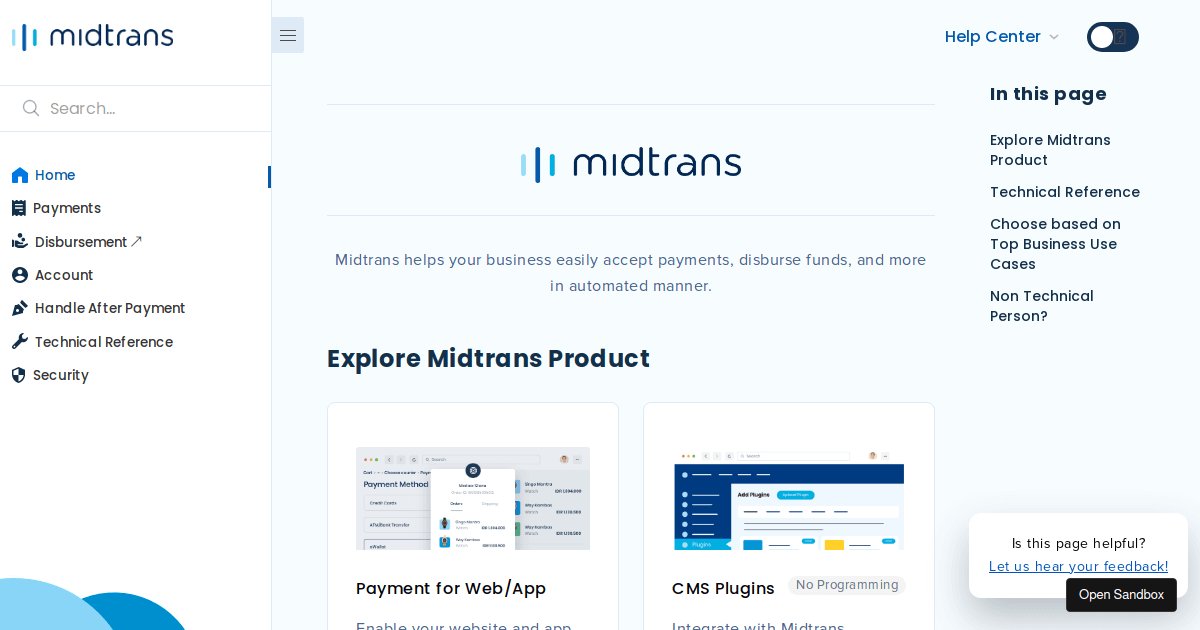 Midtrans/technical-documentation-site - Codesandbox