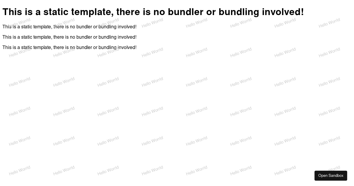 watermark - Codesandbox