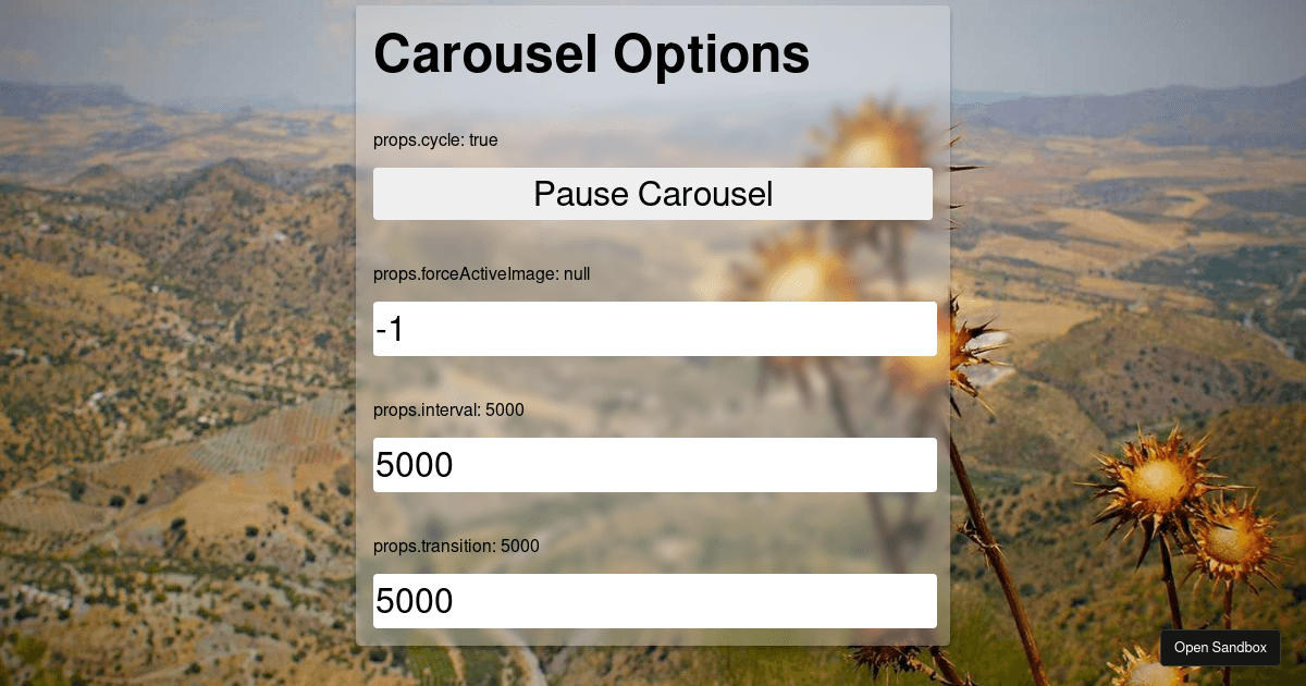 react-crossfade-carousel - Codesandbox