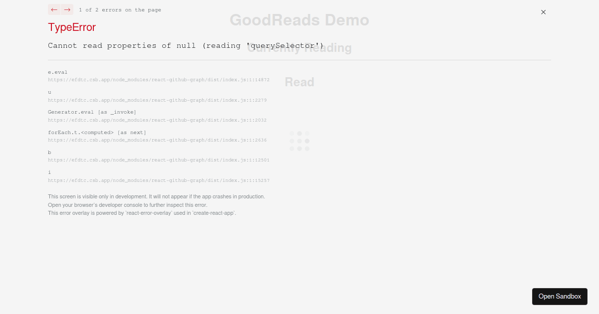 goodreads-example - Codesandbox