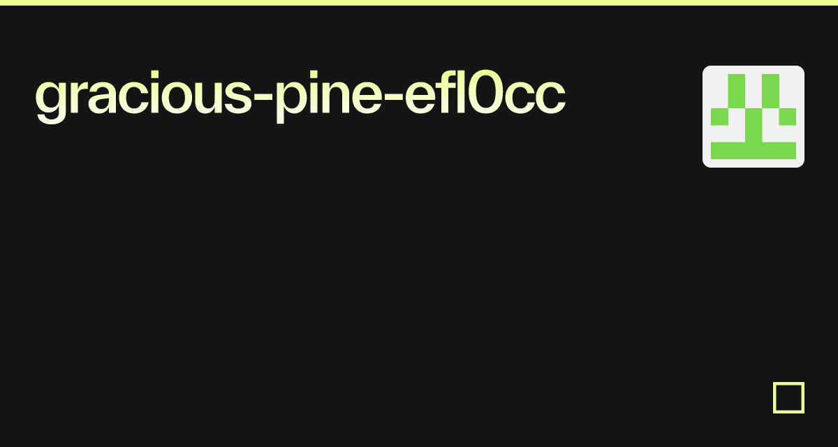 gracious-pine-efl0cc - Codesandbox
