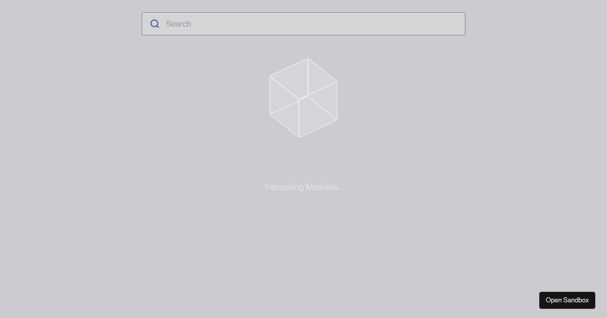 Select query suggestion Codesandbox select-query-suggestion-codesandbox