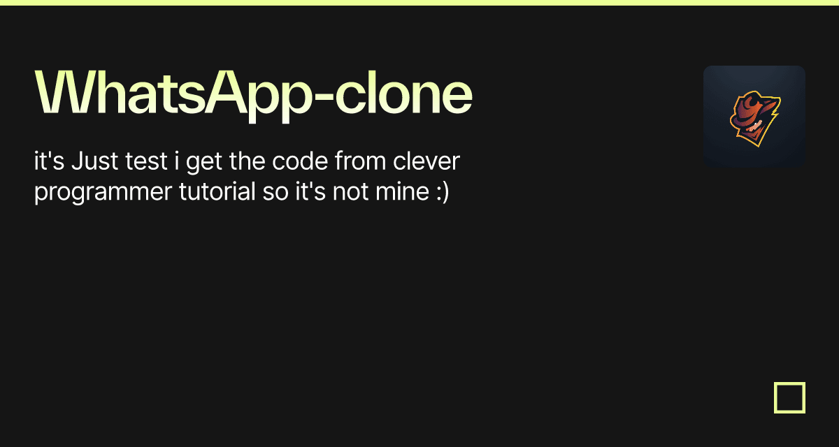 WhatsApp-clone - Codesandbox