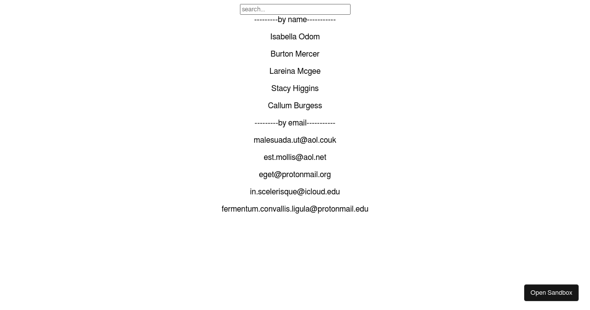 React-Search-Bar - Codesandbox React-Search-Bar - Codesandbox