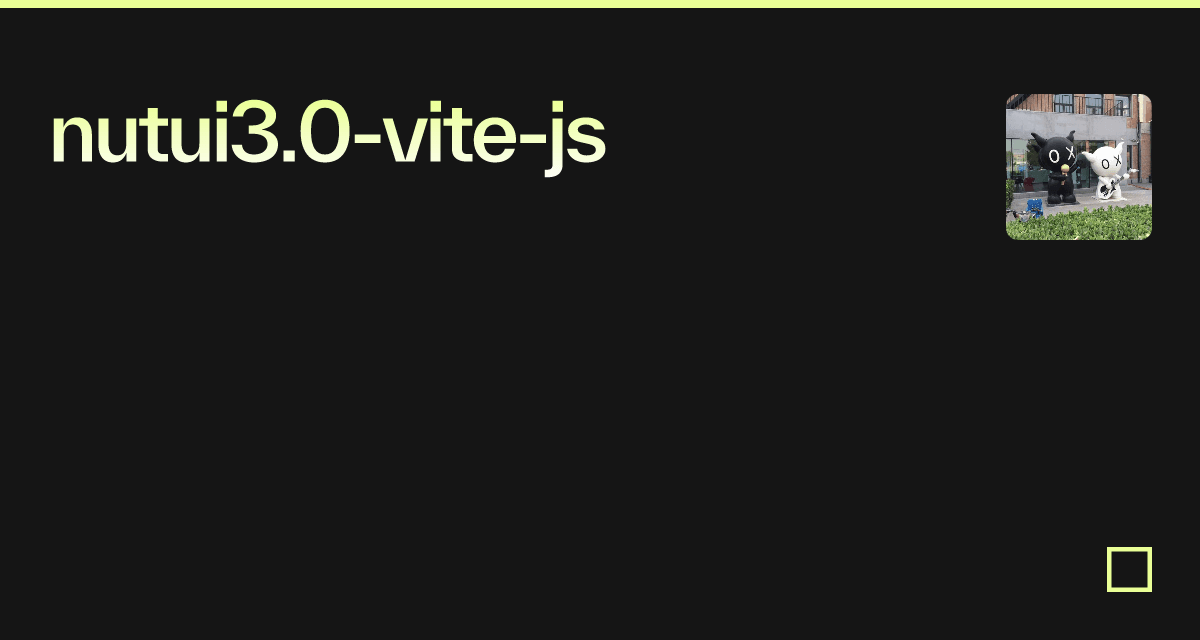 nutui3.0-vite-js - Codesandbox