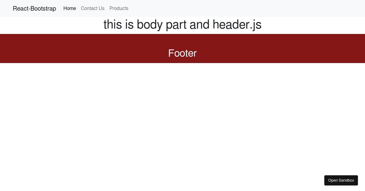 Router Codesandbox 
