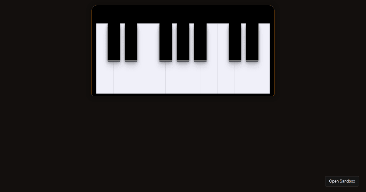 PIANO AULA - Codesandbox