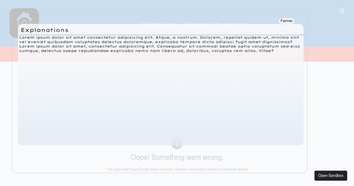 hackathon - Codesandbox