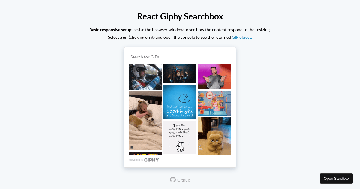 react-giphy-searchbox (forked) - Codesandbox