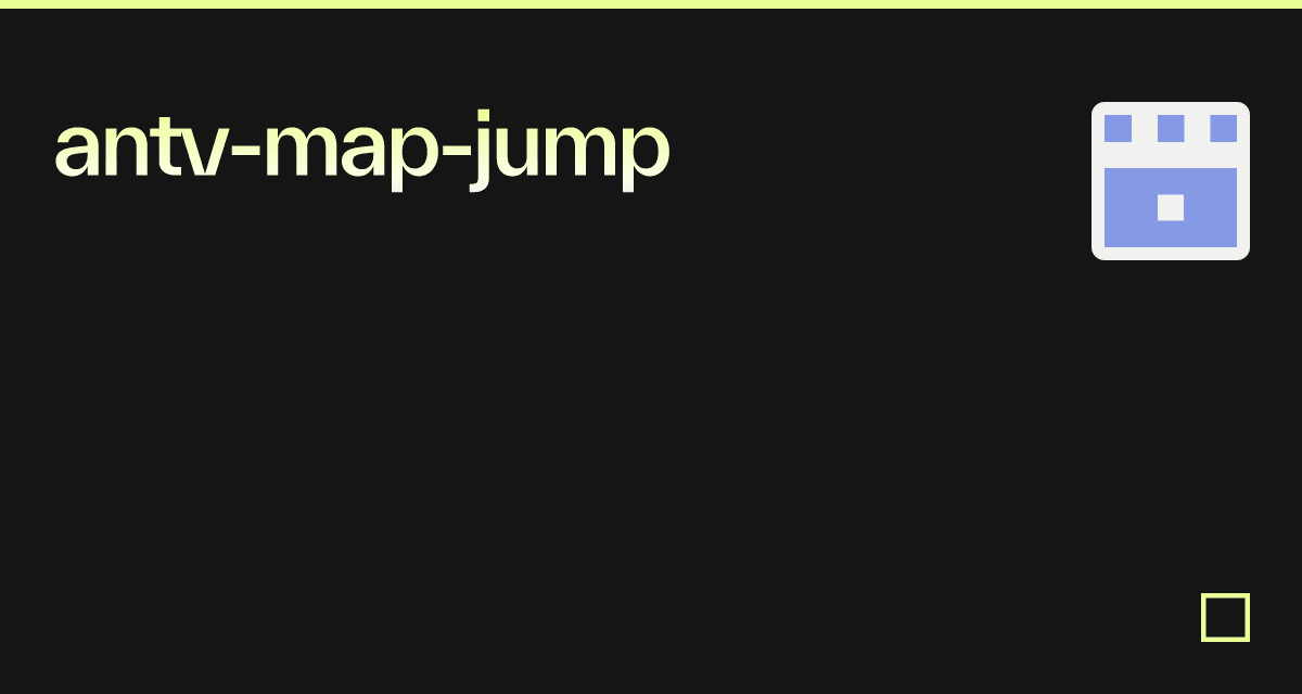 antv-map-jump - Codesandbox