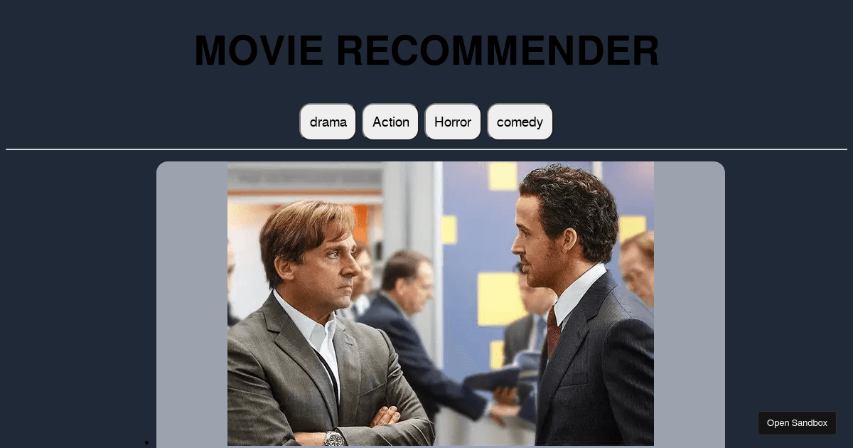movie-recommendation - Codesandbox