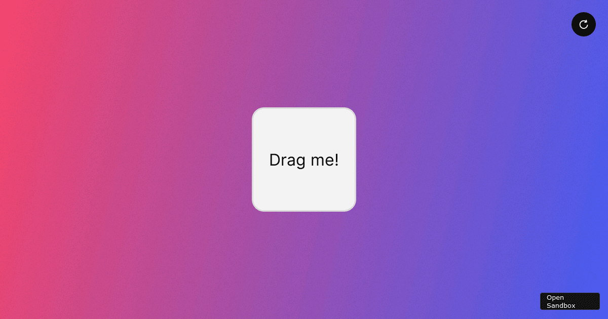 Framer - Example 2.3 - Drag - Codesandbox