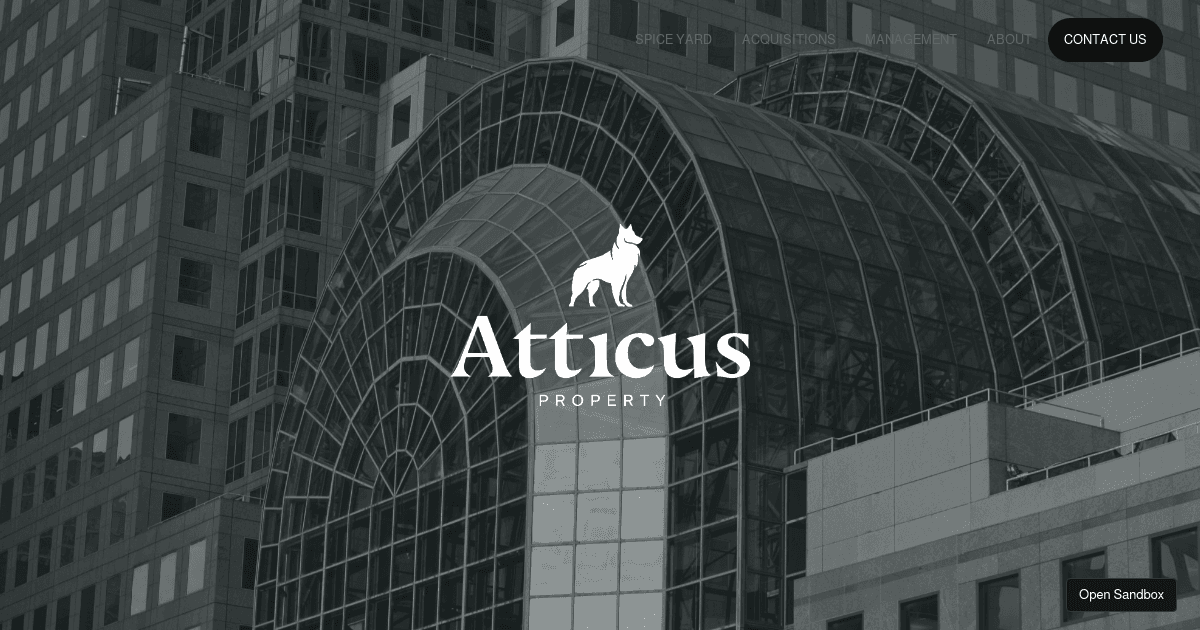 Atticus Property - Codesandbox