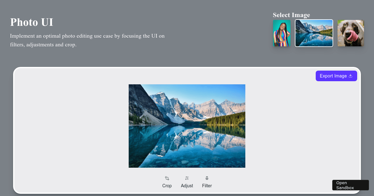 showcase-github - Codesandbox