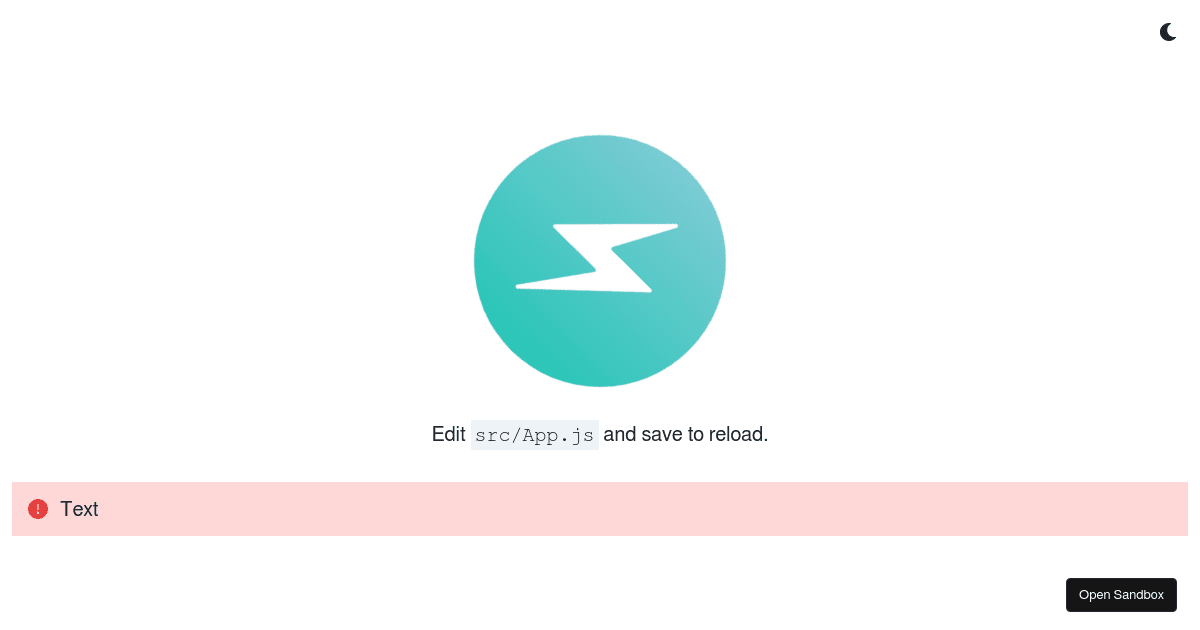Create React App Ts Forked Codesandbox