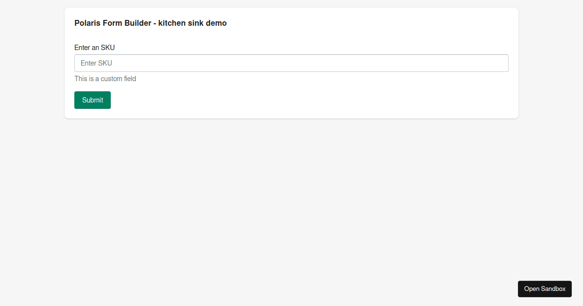 kitchen-sink-demo (forked) - Codesandbox