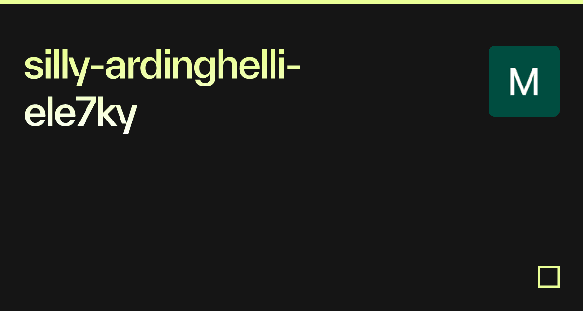 silly-ardinghelli-ele7ky - Codesandbox
