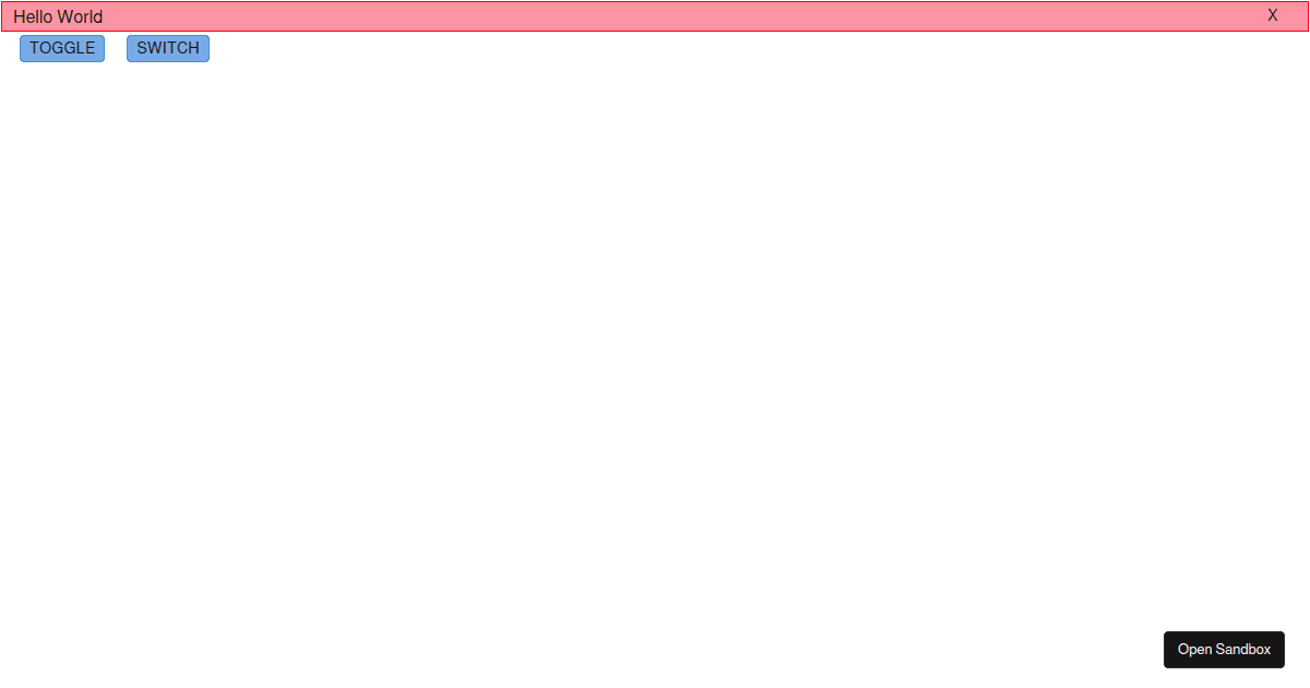 Banner (forked) - Codesandbox