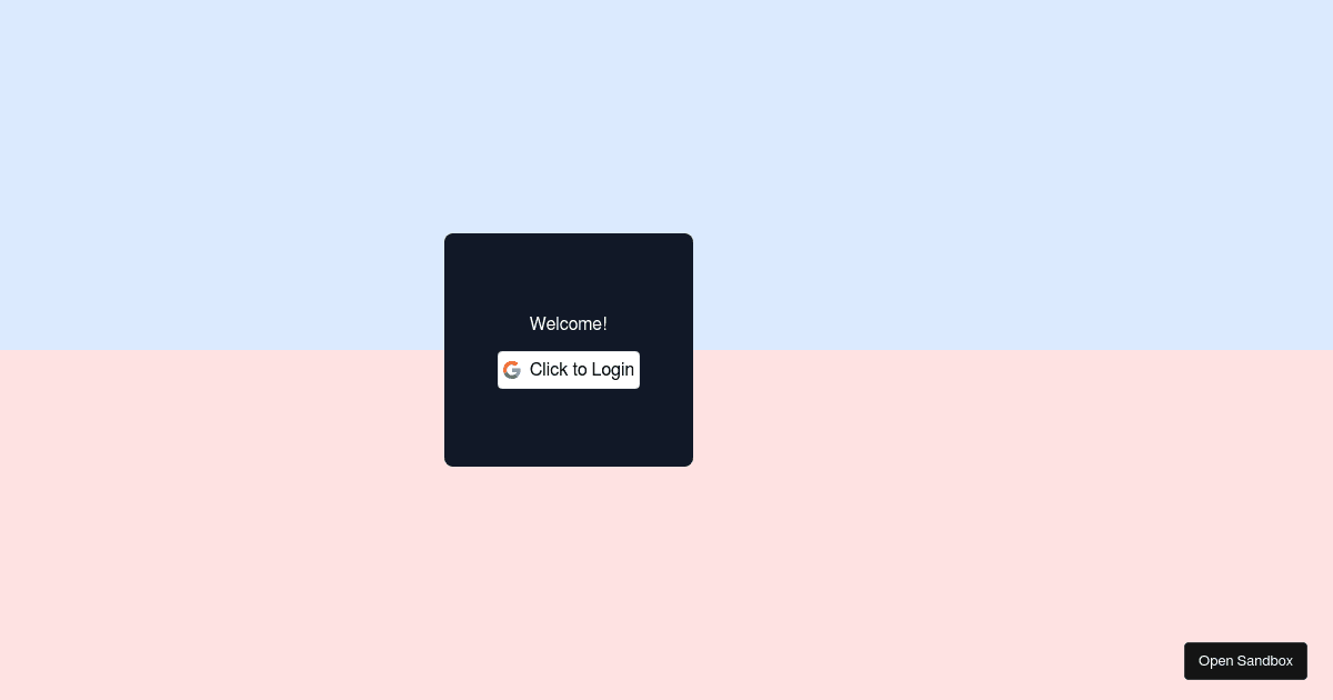 gradient w auth vid - Codesandbox