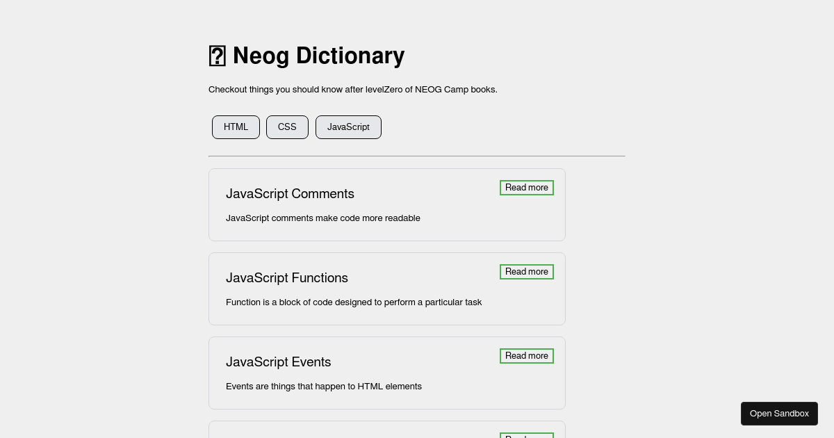 neog-dictionary - Codesandbox