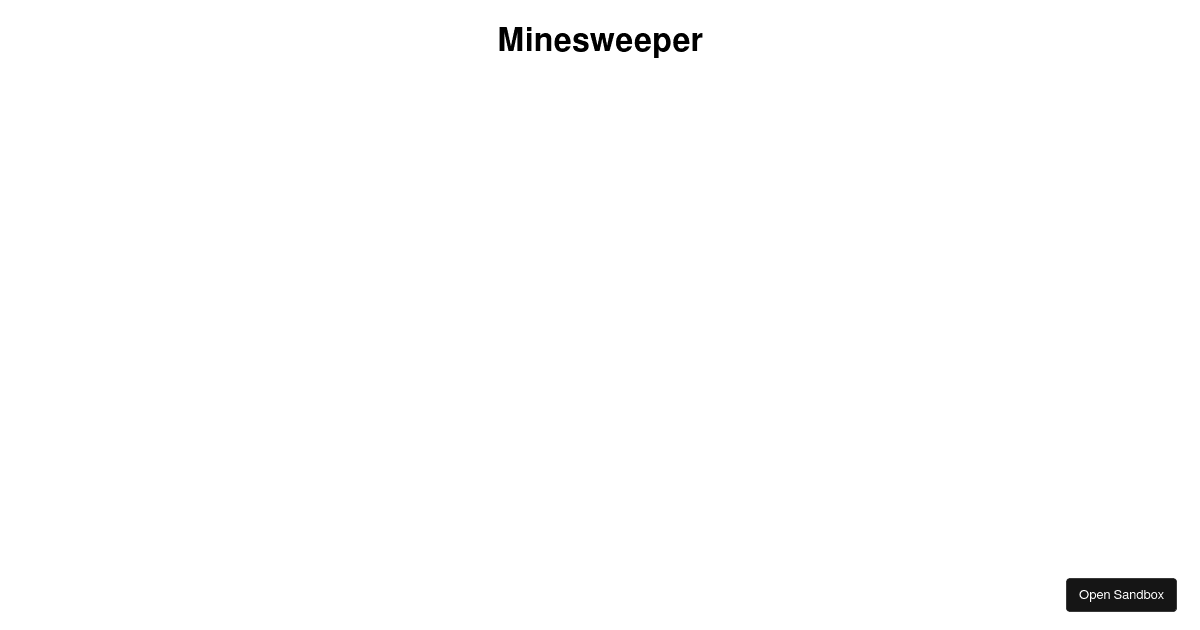 minesweeper-template - Codesandbox