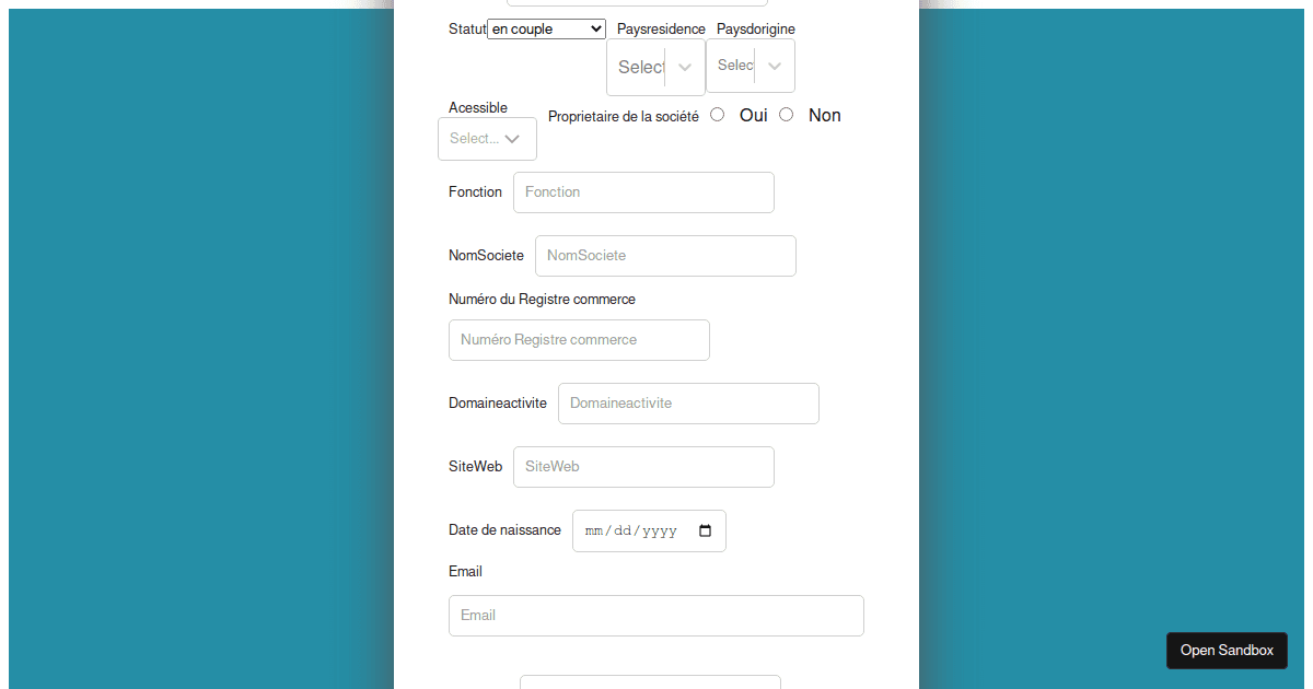 inscri - Codesandbox