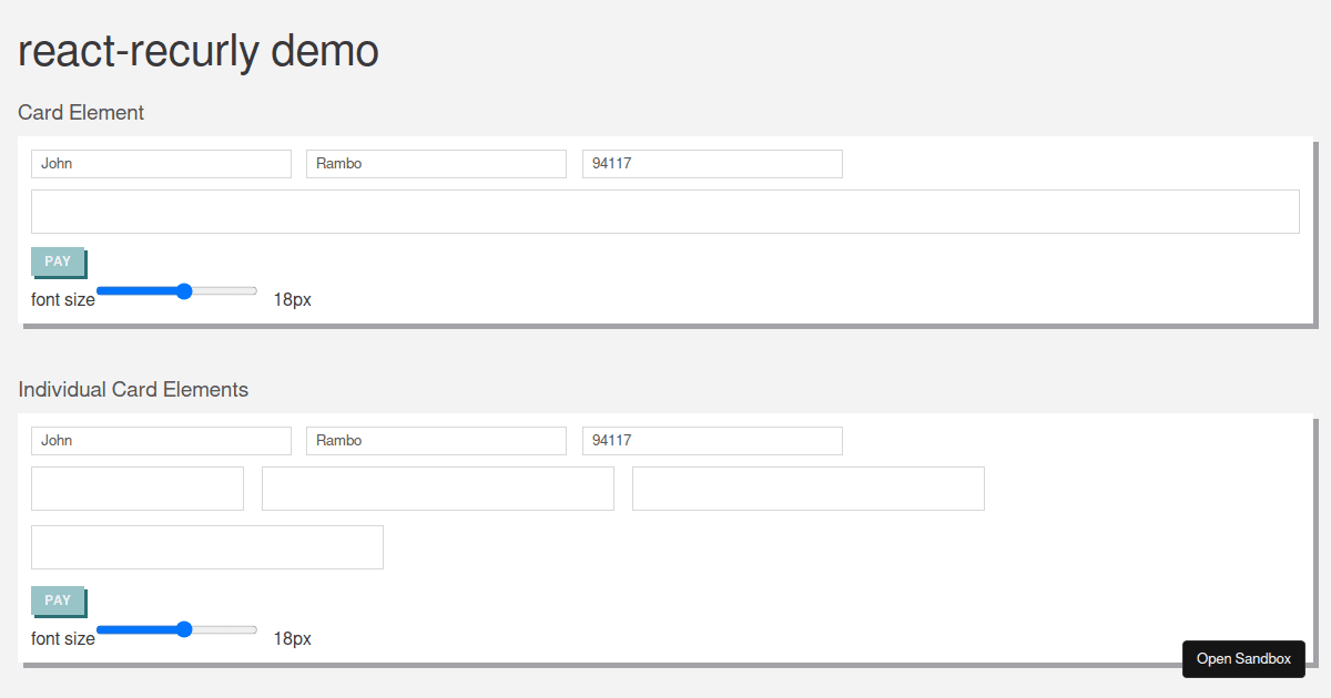 react-recurly-demo - Codesandbox