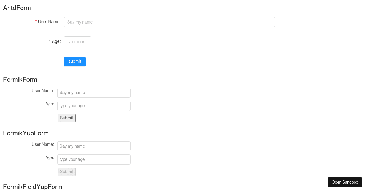 formik-antd-form-validation-experiments - Codesandbox