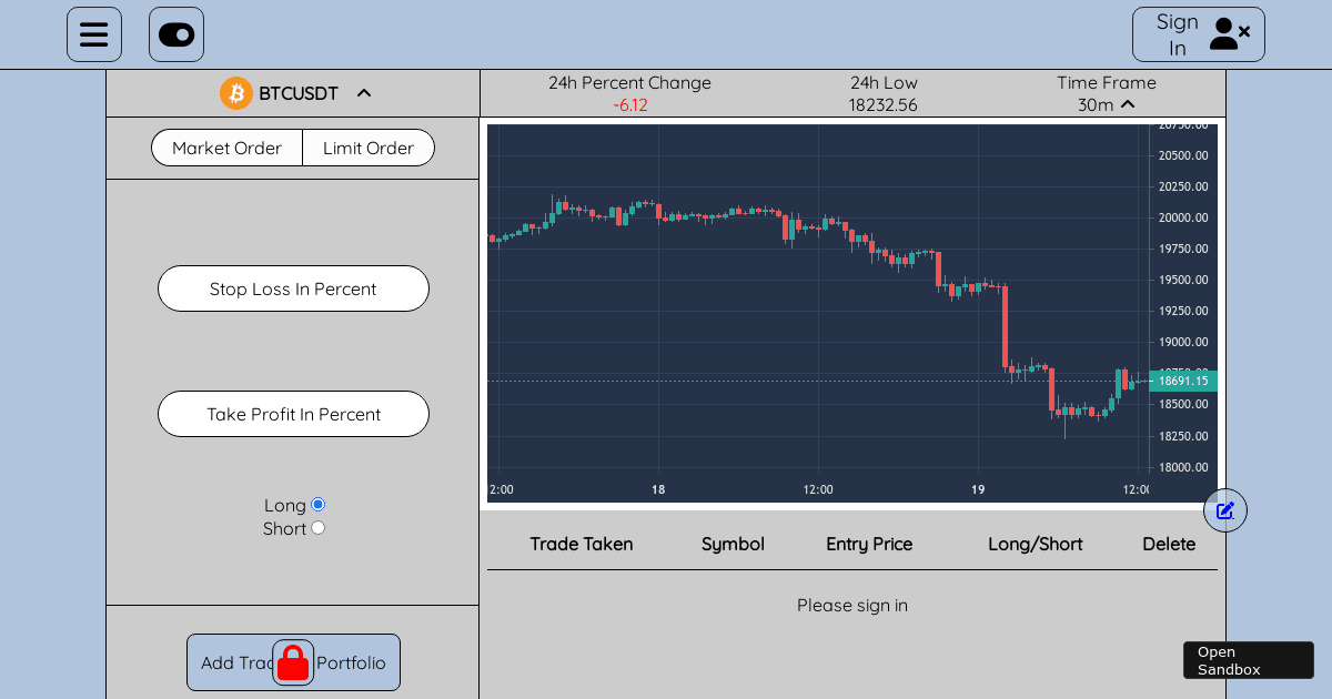 Website Template Codesandbox