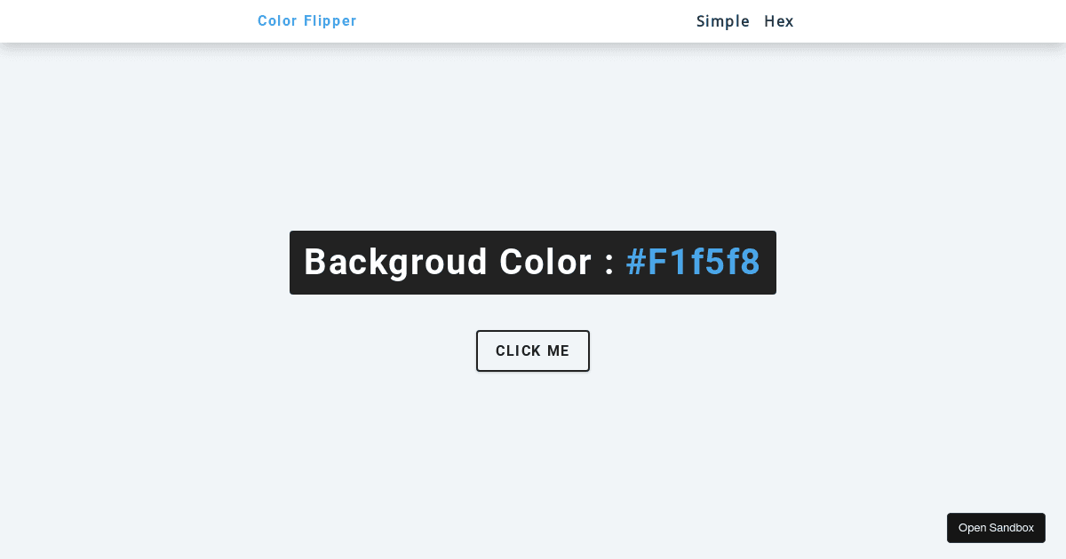 color-flipper - Codesandbox