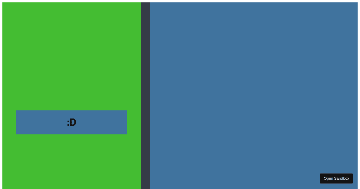 Resizable Panels for React (forked) - Codesandbox
