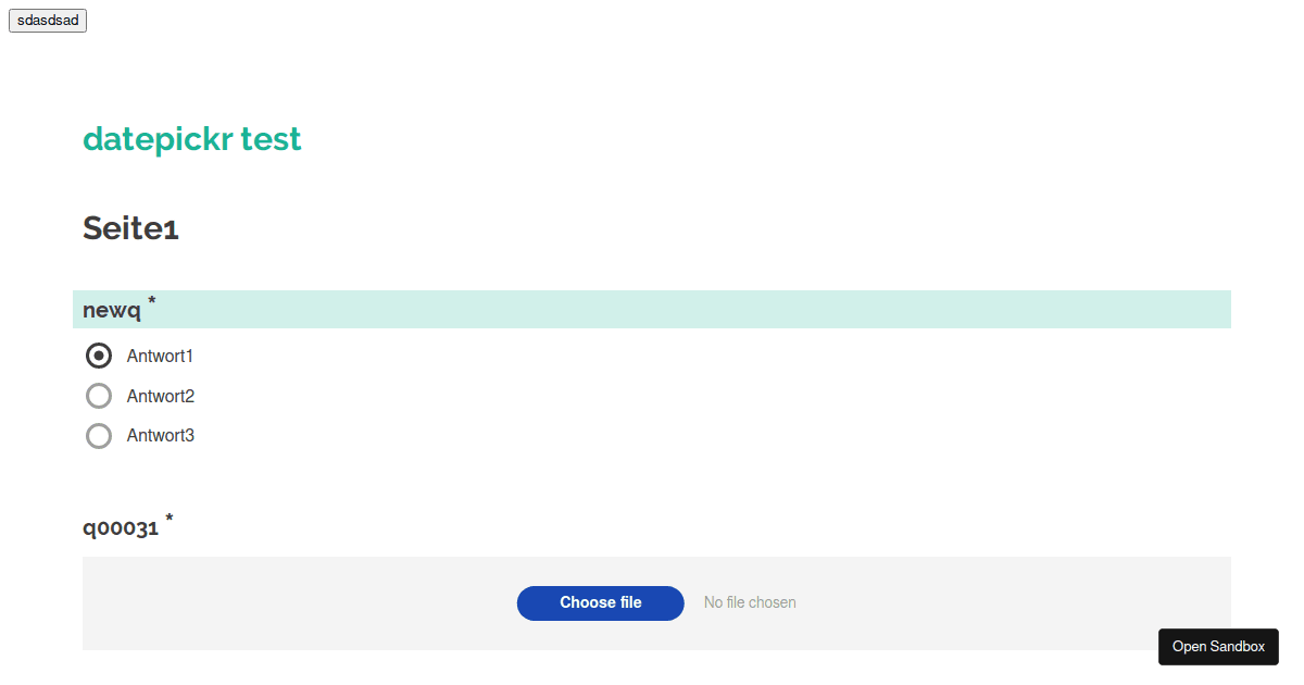 surveyjs-vue - Codesandbox