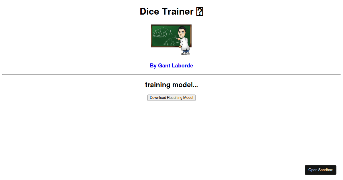 dice-trainer - Codesandbox