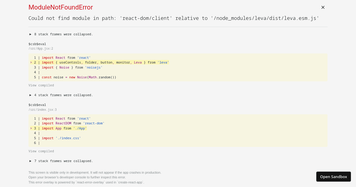 leva-scroll - Codesandbox