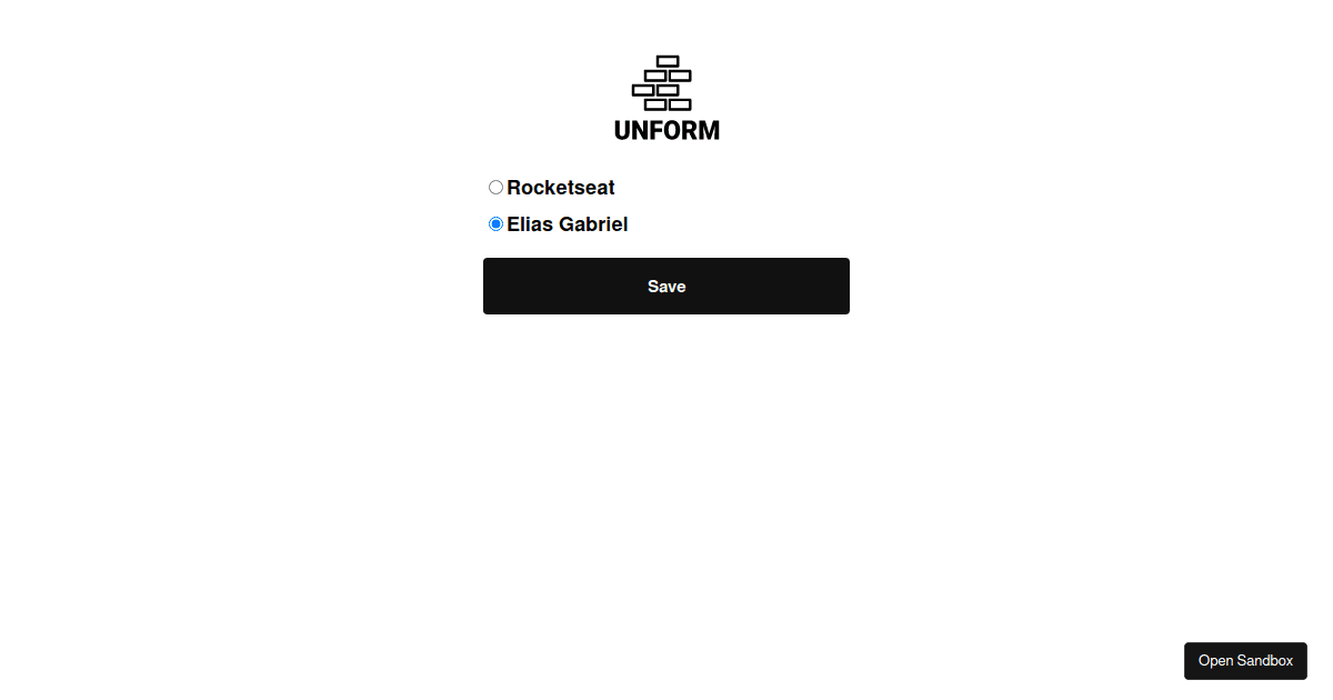 unform-web-radio-example - Codesandbox