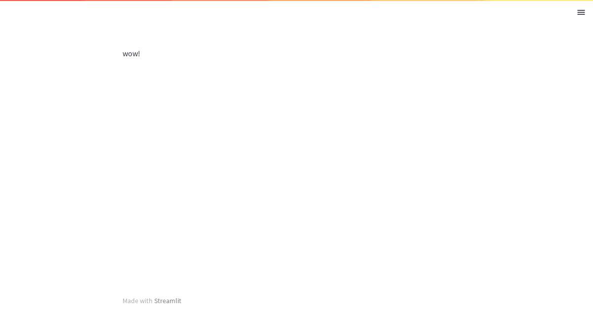 streamlit - Codesandbox