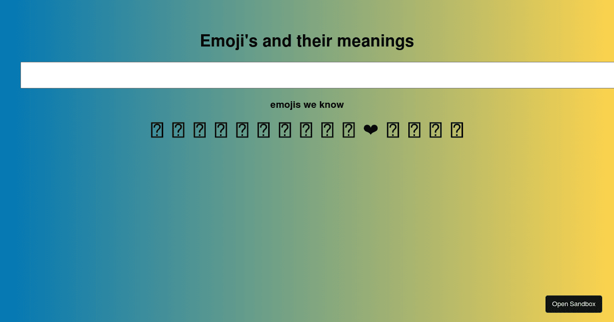 emoji-translator - Codesandbox