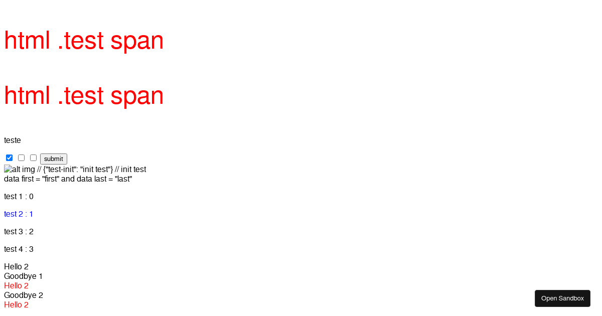 AV Selector - Codesandbox