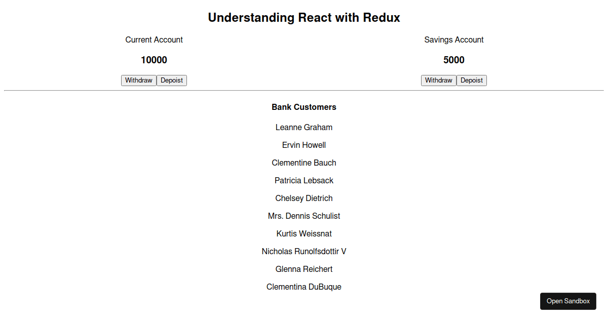 understanding-react-redux - Codesandbox