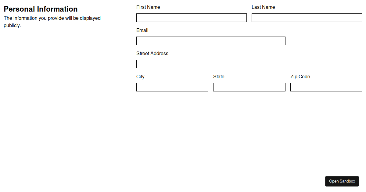 Columns And Column Example Codesandbox