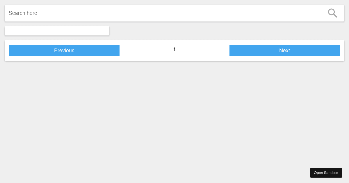 Algolia (forked) - Codesandbox
